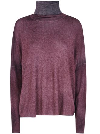 Avant Toi Sweater Hand Painted Ultralight Cashmere Wool High Neck Pull