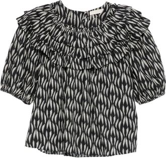 Ulla Johnson haut Mira - Noir