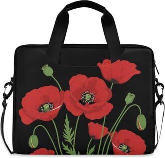 Alaza Sac pour ordinateur portable de 40,6 &agrave; 15,6 cm - Motif fleurs dorchid&eacute;e tropicale exotique paon - Sacoche pour ordinateur portable - Pour femme, homme