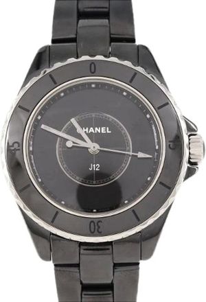 Chanel Montre J12 Phantom C&eacute;ramique Quartz Pr&eacute;-poss&eacute;d&eacute;e - Femme - Pre-owned - Noir - Taille: ONE Size