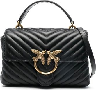 Pinko Pinko, Femme, Sacs, Noir, Taille: ONE Size Love Birds Bag