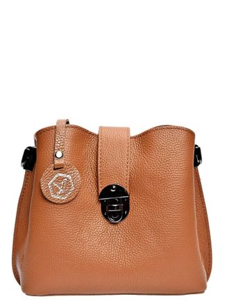 Luisa Vannini Braun Rindsledertasche