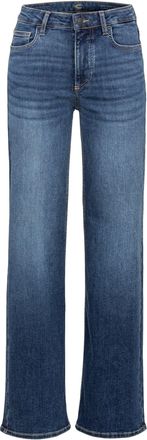 Camel Active Damen 5-Pocket Jeans mit weiten Hosenbeinen Blau, womenswear-27/30