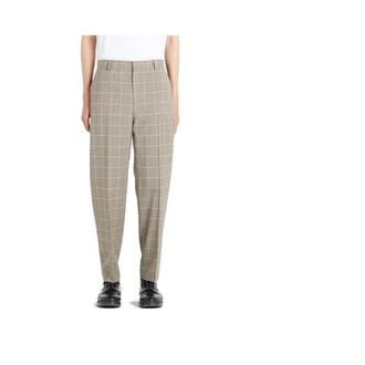 &Eacute;tudes Studio Homme, Pantalons, Beige, Taille: M Pantalon Large &agrave; Carreaux Marron