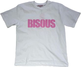 Bisous Skateboards Homme, Tops, Blanc, Taille: L T-shirt Pochoir