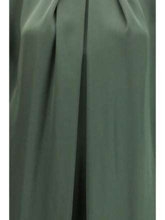 Petar Petrov Womens Dress Interlude Jaguar Green Silk