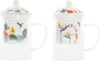 DKD Home Decor Tasse mit Filter, Standard