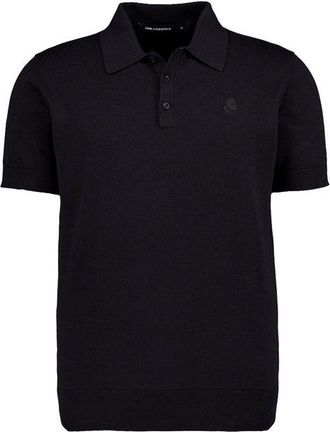 Karl Lagerfeld Herren Polo-Shirt schwarz
