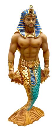 December Diamonds 55-55467 Pharao Nohedidnt Merman Ornament, 17,8 cm