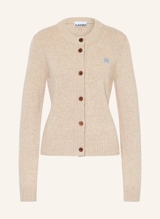 Ganni Strickjacke beige