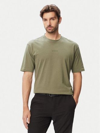 HUGO BOSS T-Shirt Tee 10 50519368 Khakifarben Relaxed Fit
