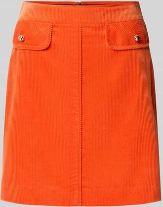 Marc Cain Minirock aus Cord mit Pattentaschen