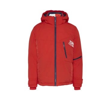 Tommy Jeans Grafische Doudoune Jacke - - Jackets - Herren - Rot - S