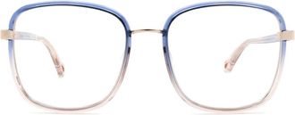 Chlo&eacute; lunettes de vue &agrave; monture carr&eacute;e - Bleu