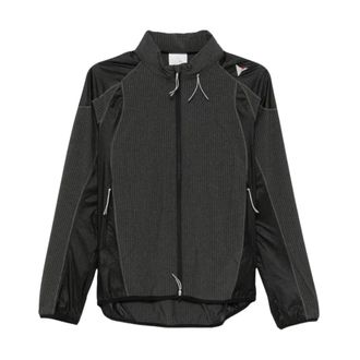 Roa Roa, Homme, Sport, Noir, Taille: M Numb Pinstriped Hood Jacket