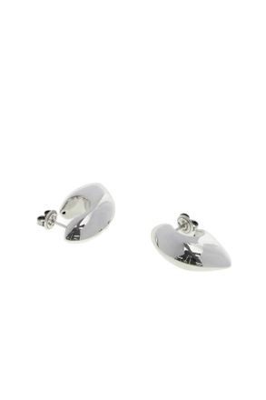Bottega Veneta Claw Earrings - Silver