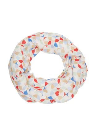 s.Oliver L&auml;ssiger Loop Schal aus Viskose mit All-over-Print
