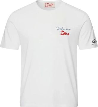 MC2 Saint Barth Homme, Tops, Blanc, Taille: S T-Shirt Portofino