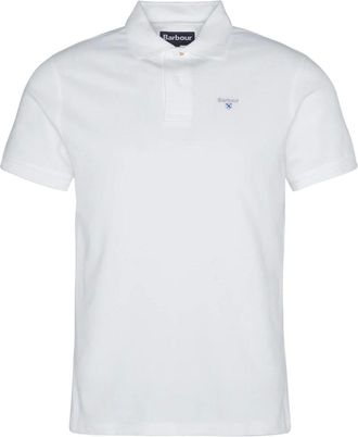 Barbour Homme, Tops, Blanc, Taille: M Polo Chemises