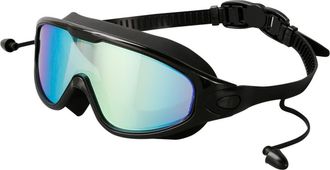 Generic Schwimmbrille mit gro&szlig;em Rahmen, Schwimmbrille f&uuml;r Erwachsene, Anti-Beschlag-Brille f&uuml;r Damen und Herren, Schwimmbrille f&uuml;r M&auml;nner, Wasserbrille f&uuml;r E