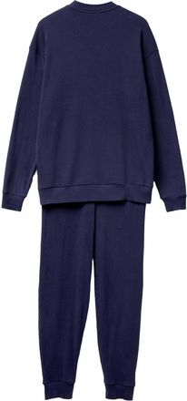 Benetton Herren Pig(Maglia+Pant) 3pcf4p02x Pyjama Set, blau, M
