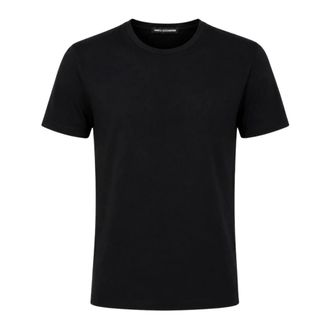 Daniele Alessandrini Homme, Tops, Noir, Taille: L T-Chemises