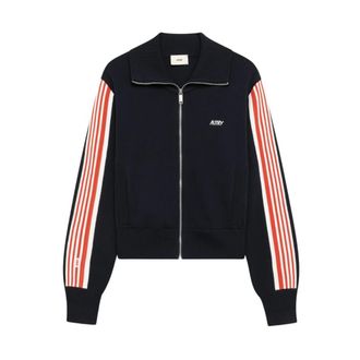 Autry Femme, Sweatshirts et sweats &agrave; capuche, Bleu, Taille: 38 FR SweaT-shirt Zipp&eacute;