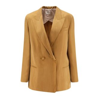 Alysi Doppelreihiger Blazer - - Jackets - Damen - Braun - L
