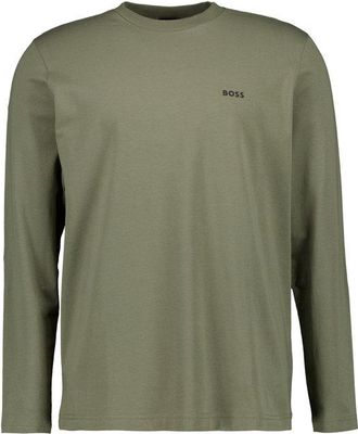 HUGO BOSS Herren Longsleeve gr&uuml;n