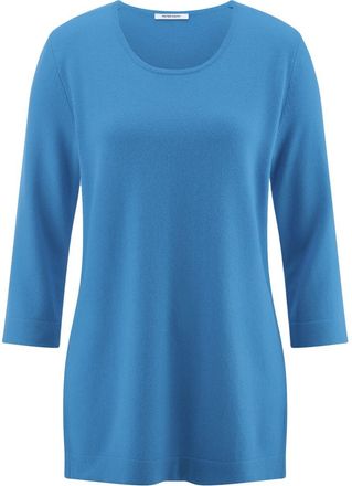 Peter Hahn Long-Pullover Peter Hahn blau