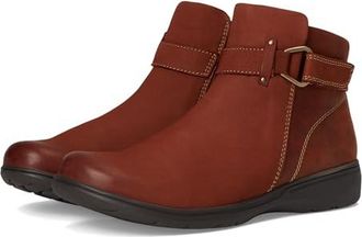 Clarks Femme Carleigh Drift Bottine, Cuir Marron Clair, 40 EU Étroit