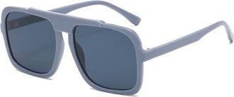 Generic Lunettes De Soleil Polaris&eacute;es For Hommes Et Femmes, Monture Large, Style Tendance, Id&eacute;ales For Les Photos En Ext&eacute;rieur Et Les F&ecirc;tes.(Gray)