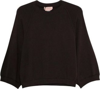 Twinset Maille col rond - Femme - Pulls - Brun - Taille: 40/42 FR