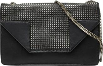 Saint Laurent Pre-owned Sac bandouli&egrave;re Betty Studs en cuir - Femme - Pre-owned - Noir - Taille: ONE Size