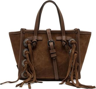 Gianni Chiarini sac cabas à franges - Marron