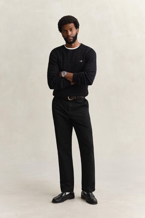 GANT Herren Regular Fit Classic Chinohose (44/34) Schwarz