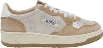 Autry Femme, Chaussures, Beige, Taille: 37 EU Medalist Baskets