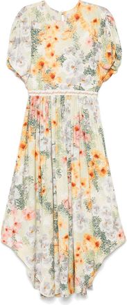 Agua Bendita robe longue Aire Florecer - Vert