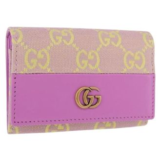 Gucci Porte-cartes Pre-owned - Femme - Pre-owned - Violet - Taille: ONE Size