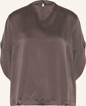 Herno Herno Blusenshirt Aus Satin braun