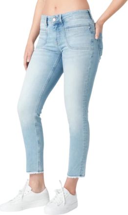 Miracle Of Denim M.O.D Damen Slim Fit Jeans Mary SP25-2046 in Dove Blue (DE/NL/SE/PL, Bundweite & Schrittlänge, 30, 28, Dove Blue)