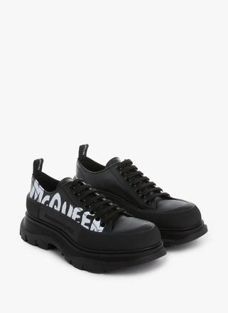 Alexander McQueen Baskets Tread Slick en cuir