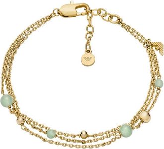 Emporio Armani Damen Gold-Ton Messing Armband, EGS3226710