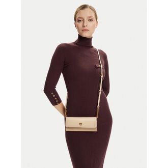 Pinko Handtasche PINKO Love Tiny Brids Wallet C AI 25-26 PCPL 103765 A0F1 Beige