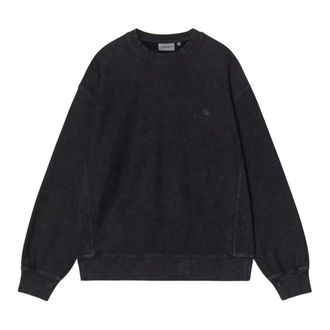 Carhartt Work in Progress Carhartt WIP -Str/Sweat 89FQBlackMoonWash - - Sweatshirts & Hoodies - Herren - Schwarzk - S
