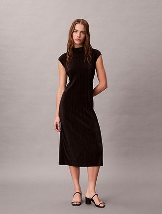 Calvin Klein Robe midi plissée
