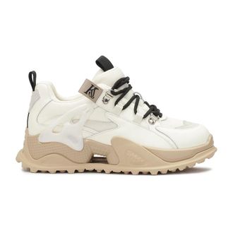 Kazar Beige Sneaker aus kombinierten Materialien - - Shoes - Damen - Beige - 38 EU