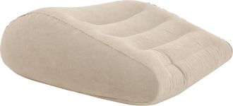 DOITOOL Aufblasbares Lendenkissen FüR BüRostuhl & Sofa - Steißbein Sitzkissen Ergonomisches RüCkenstüTzkissen, Hellgrau, Tragbares PVC RüCkenkissen Mit Aufbew