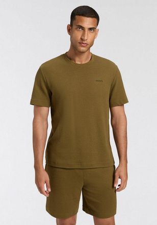 HUGO BOSS T-Shirt,Austin T-Shirt Waffelstruktur und Logo-Stickerei