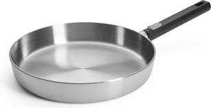 Woll Logic Steel Flachpfanne - Induktiv -, &Oslash; 28 cm, 5 cm hoch mit abnehmbarem Stiel - Geeignet f&uuml;r alle Herdarten, PFAS-frei